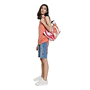 Desigual Women's PU Shopping Bag, White, U