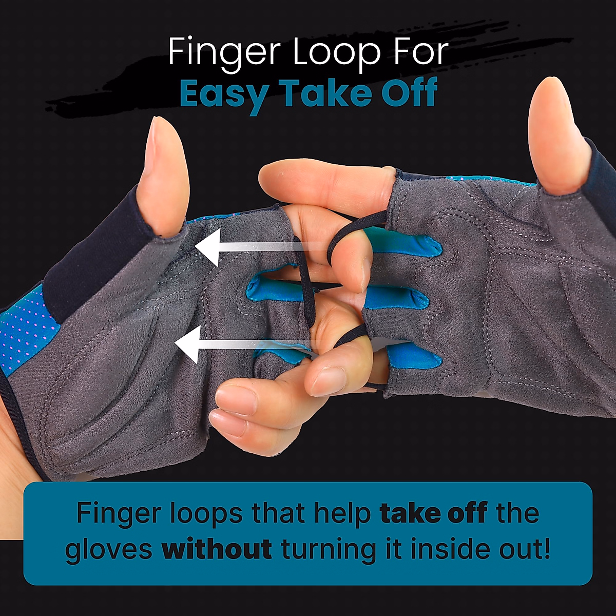 LuxoBike Cycling Gloves Bicycle Gloves Bicycling Gloves Mountain Bike Gloves – Anti Slip Shock Absorbing Padded Breathable Half Finger Short Sports Gloves Accessories for Men/Women