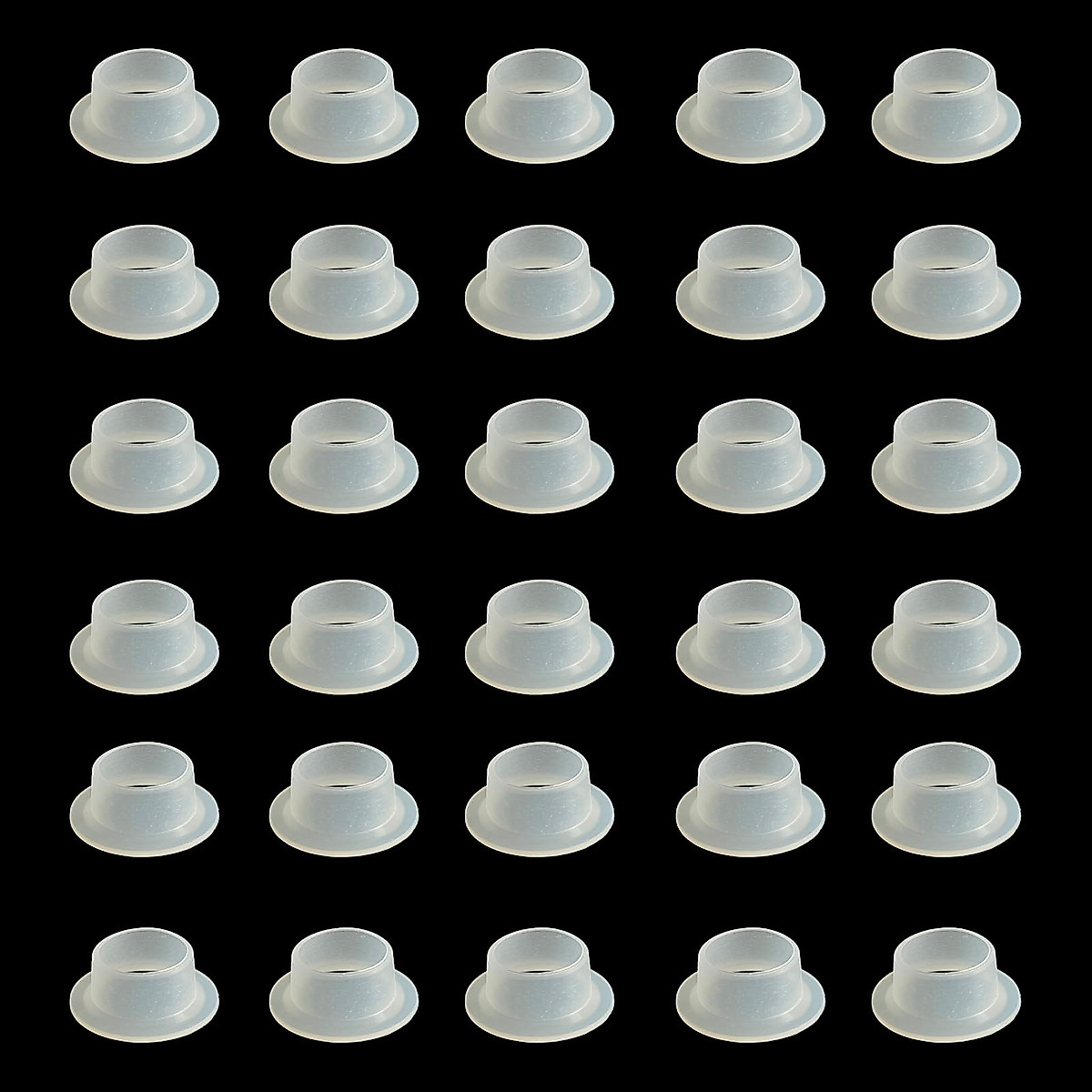 100 Pcs Silicone Faucet Sealing Gasket, White Faucet Valve Leak Proof Plug for Faucet Valve Pipe