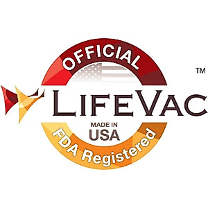 LifeVac Home & Yellow Travel Combo Kit - Portable Suction Rescue Device, First Aid Kit for Kids and Adults, Portable Airway Suction Device for Children and Adults