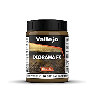 Vallejo European Thick Mud Model Paint Kit