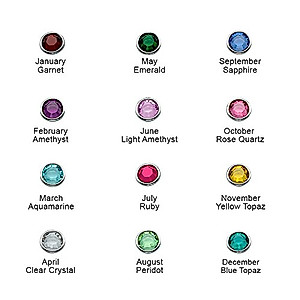 MYKA - Personalized Gold Vermeil Name Necklace with Birthstone