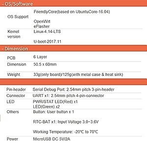 youyeetoo NanoPi R1 Friendly Dual Network Port IoT Router, Supporting Open Source Ubuntu and OpenWrt … (1GB FBM)