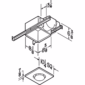 Broan-NuTone 162 Type IC Infrared Single-Bulb Ceiling Heater with Fan, 1, White