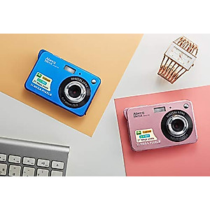 Digital Camera, AbergBest Mini Kids Digital Cameras for Teens with 8X Zoom HD 720P Compact Camera with LCD Screen for Students, Boys, Girls, Kids