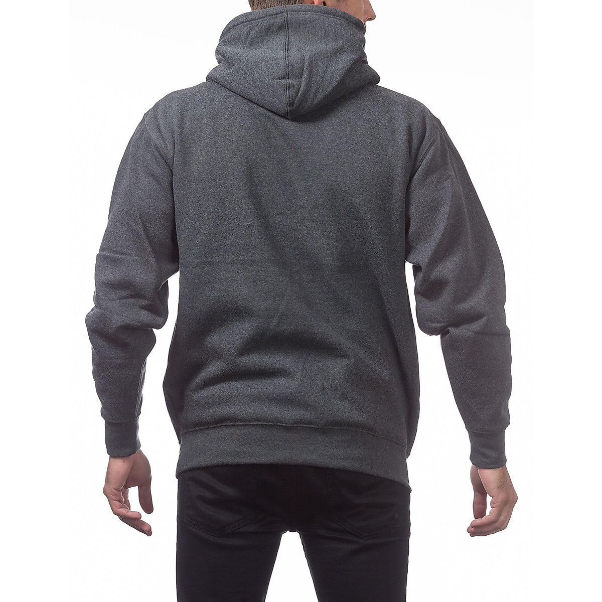 Pro Club Men's Heavyweight Pullover Hoodie (13oz), Charcoal, 4X-Large