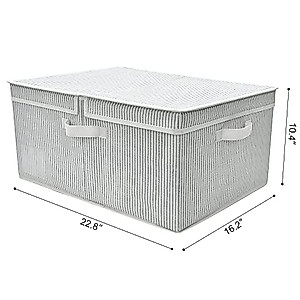 GRANNY SAYS Bundle of 1-Pack Extra Large Storage Bins for Closet & 2-Pack Closet Storage Bins