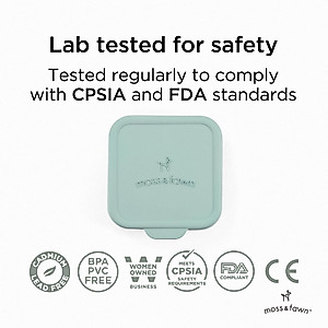 Moss and Fawn Ice Cube Tray, Forage Feeder Freezer Mold for Breast Milk, Formula, Bone Broth, Purees, and Baby Food - Fern