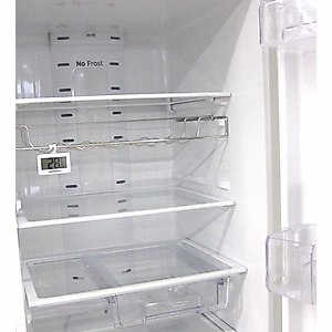 Wrenwane Digital Refrigerator Freezer Room Thermometer, No Frills Simple Operation, White