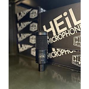 Heil PR 40 Dynamic Microphone for Streaming, Podcast, Recording, and Broadcast, XLR Microphone for Live Music, Wide Frequency Response, Smooth Sound, Superior Rear Noise Rejection and Durable - Black