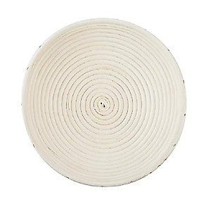 9 inch Round Bread Banneton Proofing Basket & Liner SUGUS HOUSE Brotform Dough Rising Rattan Handmade rattan bowl - Perfect For Artisan