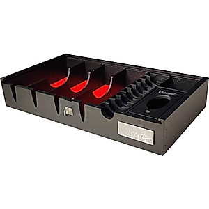 Vincent Countertop Tray Station Organizer 6 (Black)