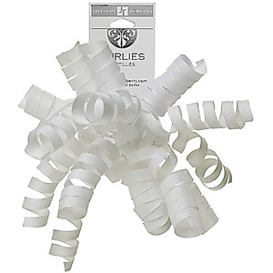 Jillson Roberts 6-Count Self-Adhesive Gift Wrap Curly Bows Available in 4 Different Assortments, Grosgrain Pretty Pastels