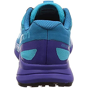 Salomon Women's Sense Ride Trail Running Shoe, Bluebird/Deep Blue/Black, 6