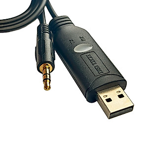 DSD TECH SH-U35B USB RS232 to 3.5mm Serial Cable with FTDI FT232RL Chip 6FT