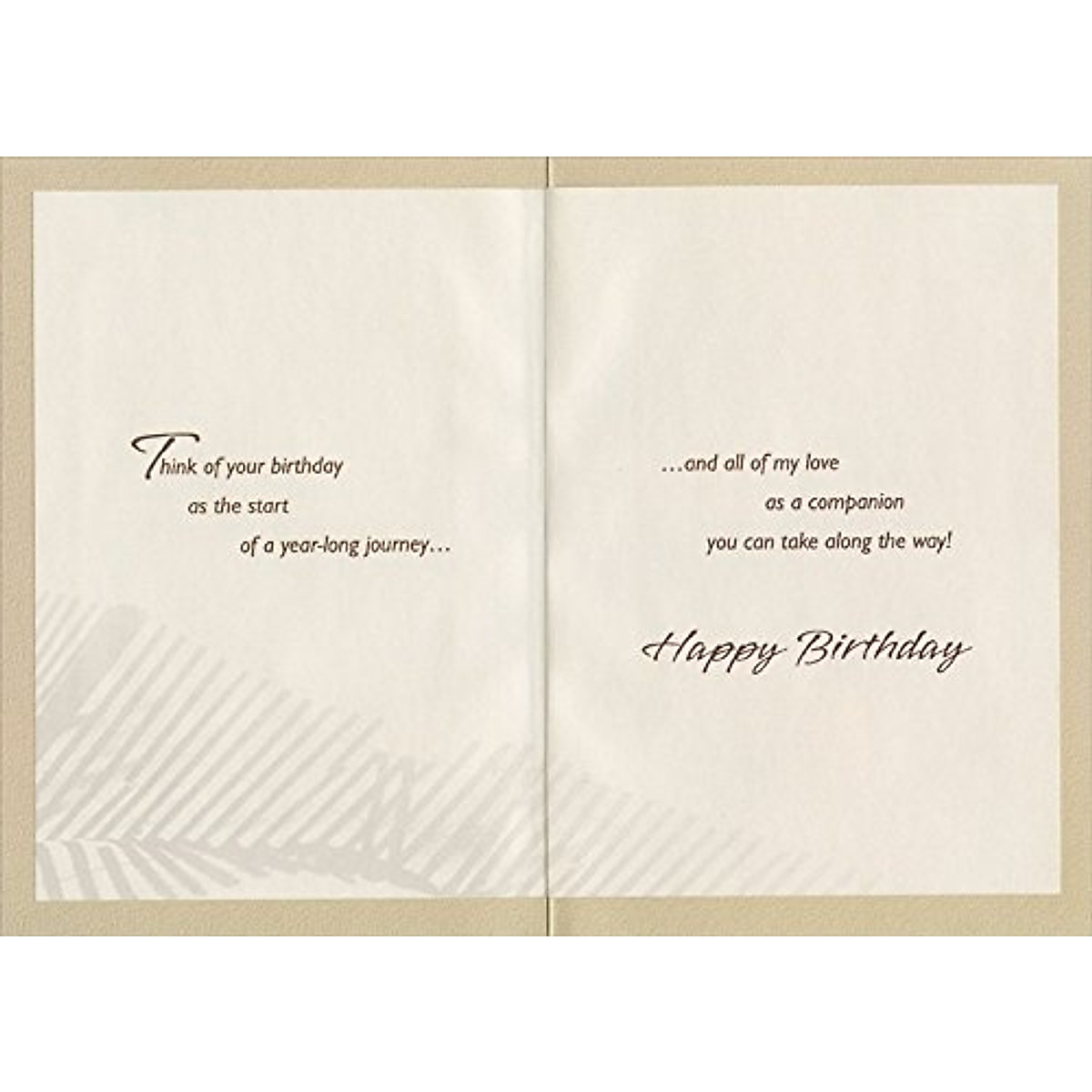 Embossed Beach, Fence and Seagulls: Husband - Designer Greetings Birthday Card