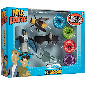 Wild Kratts - Activate Creature Power - 4-Pack Action Figure Set - Fliers