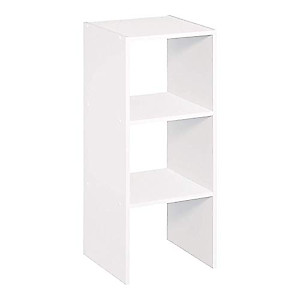 ClosetMaid 895300 Decorative Home Stackable 2-Cube Organizer Storage 31-Inch, White (2 Pack)