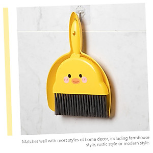 ORFOFE 2 Sets Mini Broom and Dustpan for Desktop Cleaning Compact Handheld Tools for Students and Home Use Ideal for Tables Keyboards and Countertops