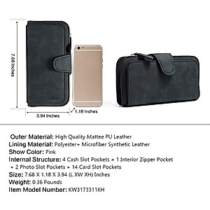 CLUCI Travel Backpack Bundles with Women Wallet