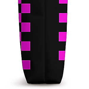 Gamers Gmod Black & Pink Checkered Tote Bag