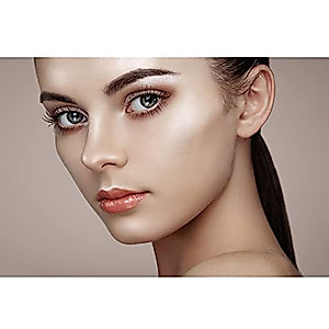 ROPALIA Highlighter Eyeshadow Pencil Eyeliner in 1, Brightener Stick with Sharpener Makeup Creamy Brow Shaper Definer Shimmer for Highlighting Inner Corner Glitter Eyes (#01), White 1