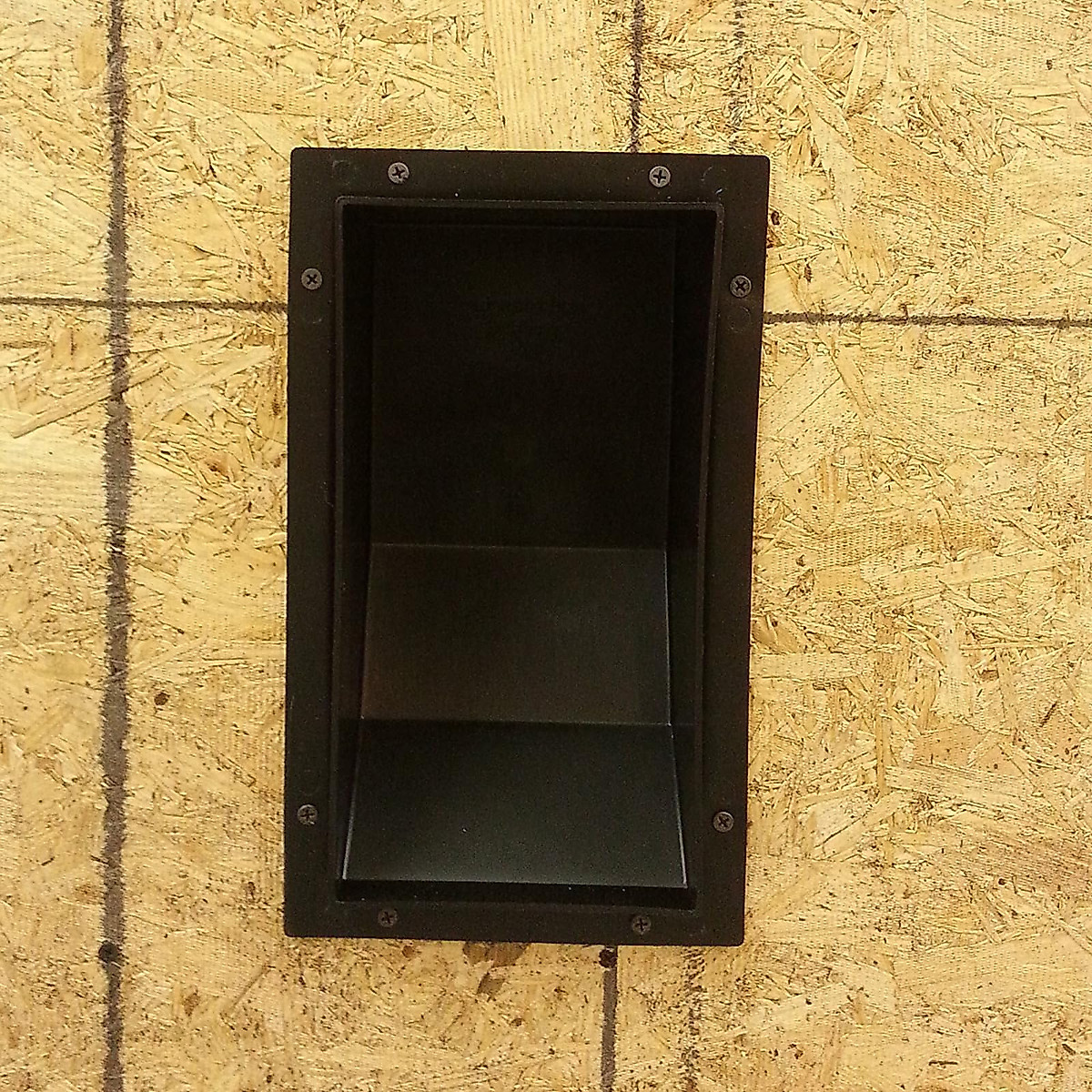 Black Line Set Rough In Box HVAC Contractors Termination Point for Line Set Condensation Drain & Low Voltage Wire