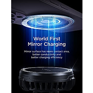 LISEN for MagSafe Car Mount Charger, [Ice Cooling Charging] 15W Wireless Phone Car Charger Mount, Hands Free iPhone Car Holder Mount Fit for iPhone 14 13 12 Pro Max Plus Mini MagSafe Case