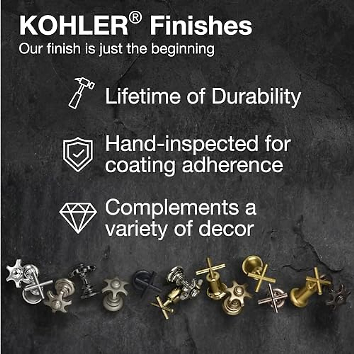 KOHLER Bathroom Faucet, Bathroom Sink Faucet, Purist Collection, 2-Handle Widespread Faucet with Metal Drain, Polished Chrome, K-14406-4-CP