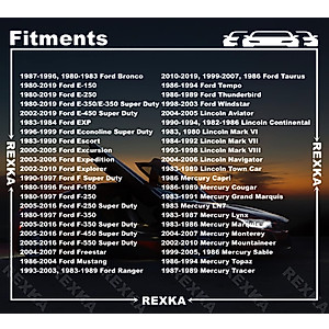 Rexka 15pcs 5/32 Door Lock Rod Clip E6AZ-5421952-A for Ford Expedition Explorer M ustang F-150 F-250 Mercury Mountaineer E-150 E-250 E-350 E6AZ5421952A