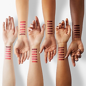 evpct CmaaDu 6Pcs Lipstick Matte Liquid Lipstick Lipgloss Set for Women, Dark Plum Wine Rose Mauve Red Nude Pink labiales mate 24 horas originales matte larga duracion 24 Hour Lipstick A-02