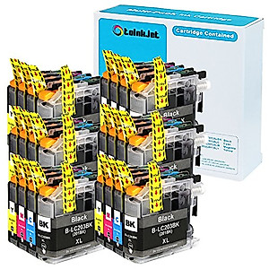 24 Pack TOINKJET Compatible Replacement for Brother LC203 LC 203 XL LC201 Ink Cartridges for MFC-J460 MFC-J480DW MFC-J485DW MFC-J680DW MFC-J885DW J880DW MFC J5520DW J5620DW J5720DW J4420DW
