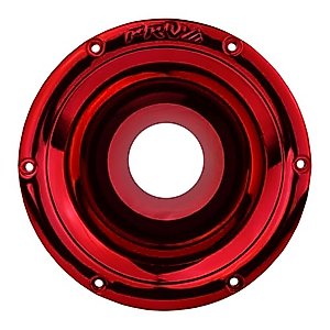 PRV AUDIO 2 Inch Exit Horn Waveguide WGP14-50 RED CR for Bolt On Compression Drivers - UV resistant Chrome Finish - Red Chrome Color (Single)