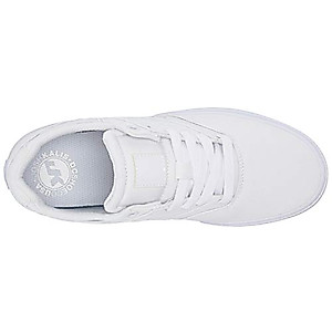 DC womens Kalis Vulc Skate Shoe, White/White, 7 US