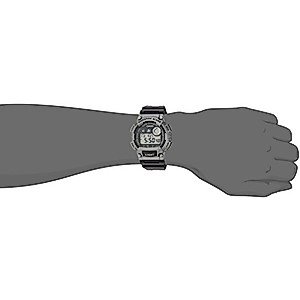 Casio Men's W-735H-1A3VCF Super Illuminator Digital Display Quartz Black Watch