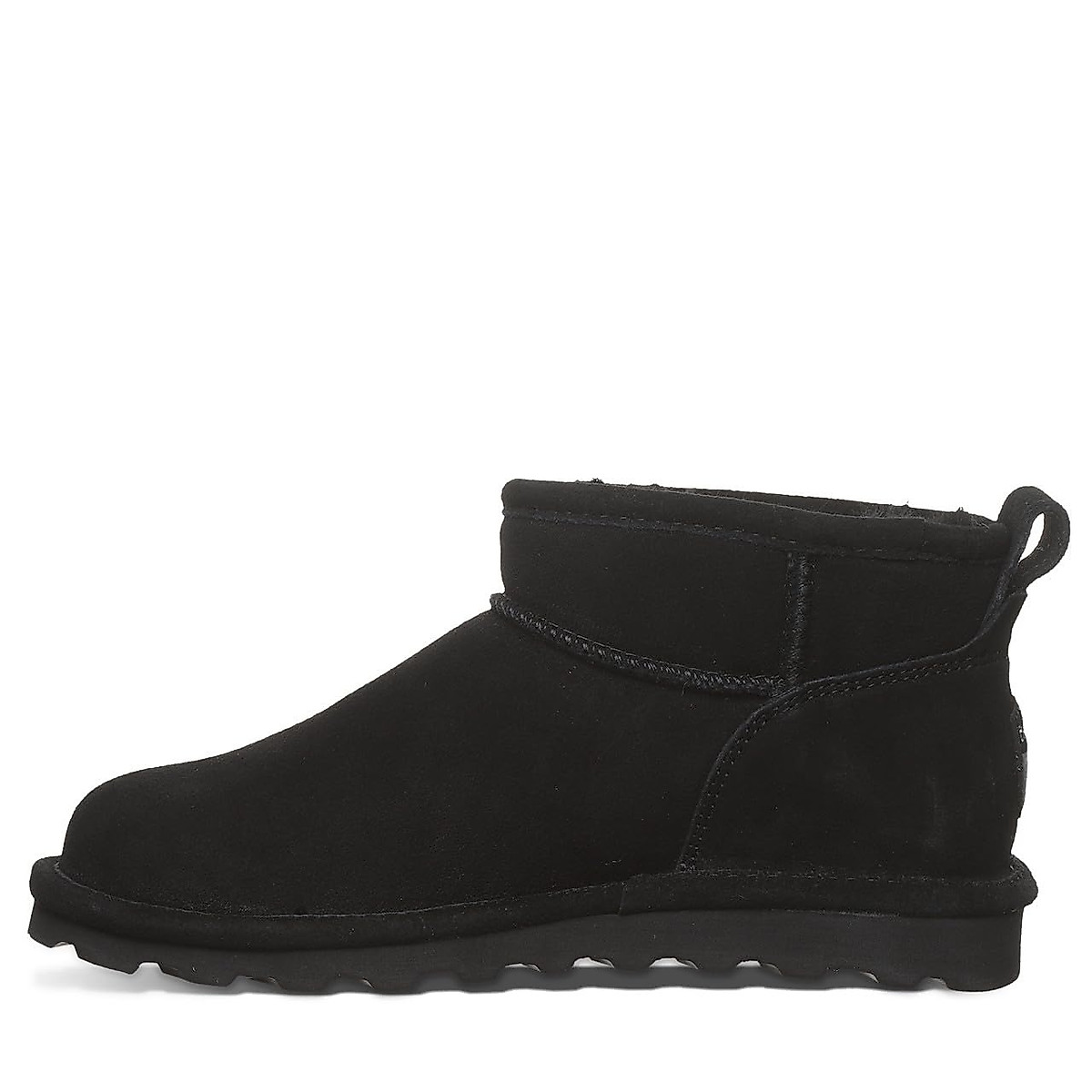 BEARPAW Women's Shorty Black Size 10 | Women's Ankle Boot | Women's Slip On Boot | Comfortable Winter Boot