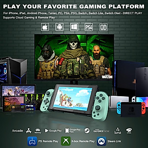 arVin Mobile Gaming Controller for Android, iOS with Phone CASE Support, Wireless Gamepad for iPhone/iPad/Samsung/Tablet/Switch/PS4/PC - Play Xbox Cloud Gaming/PS Remote Play/Steam Link/GeForce Now