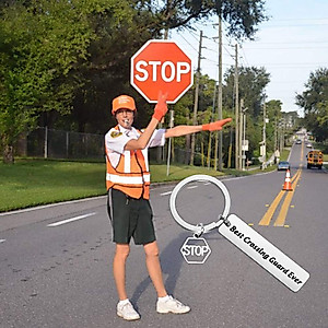 FAADBUK Best Crossing Guard Ever Keychain (Best Crossing Guard Ever Keychain)
