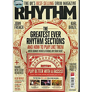 RHYTHM MAGAZINE JULY, 2013 ISSUE # 217 (FREE CD DISC INCLUDED)