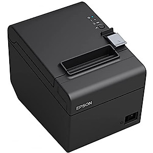 Epson TM-T20III Thermal POS Receipt Printer - USB Type B, Serial Interfaces and DK Port - Thermal Line Printing Technology, Print Speeds Up to 250mm/sec, 203 dpi, Auto-Cutter, DAODYANG Printer_Cable