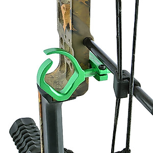 ZSHJGJR Archery Bowfishing Arrow Rest Anodized Aluminum Material Anti-Rust Right and Left Hand Use for Compound Bow Recurve Bow Fishing Accessories (green)