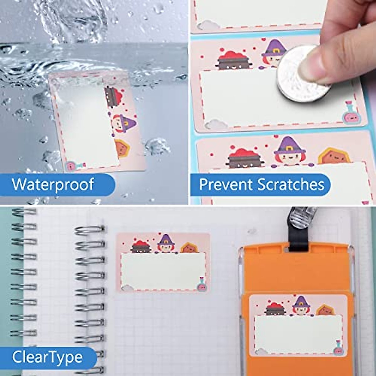 Mini Bluetooth Thermal Label Maker with Multi-Purpose Square Self-Adhesive Label