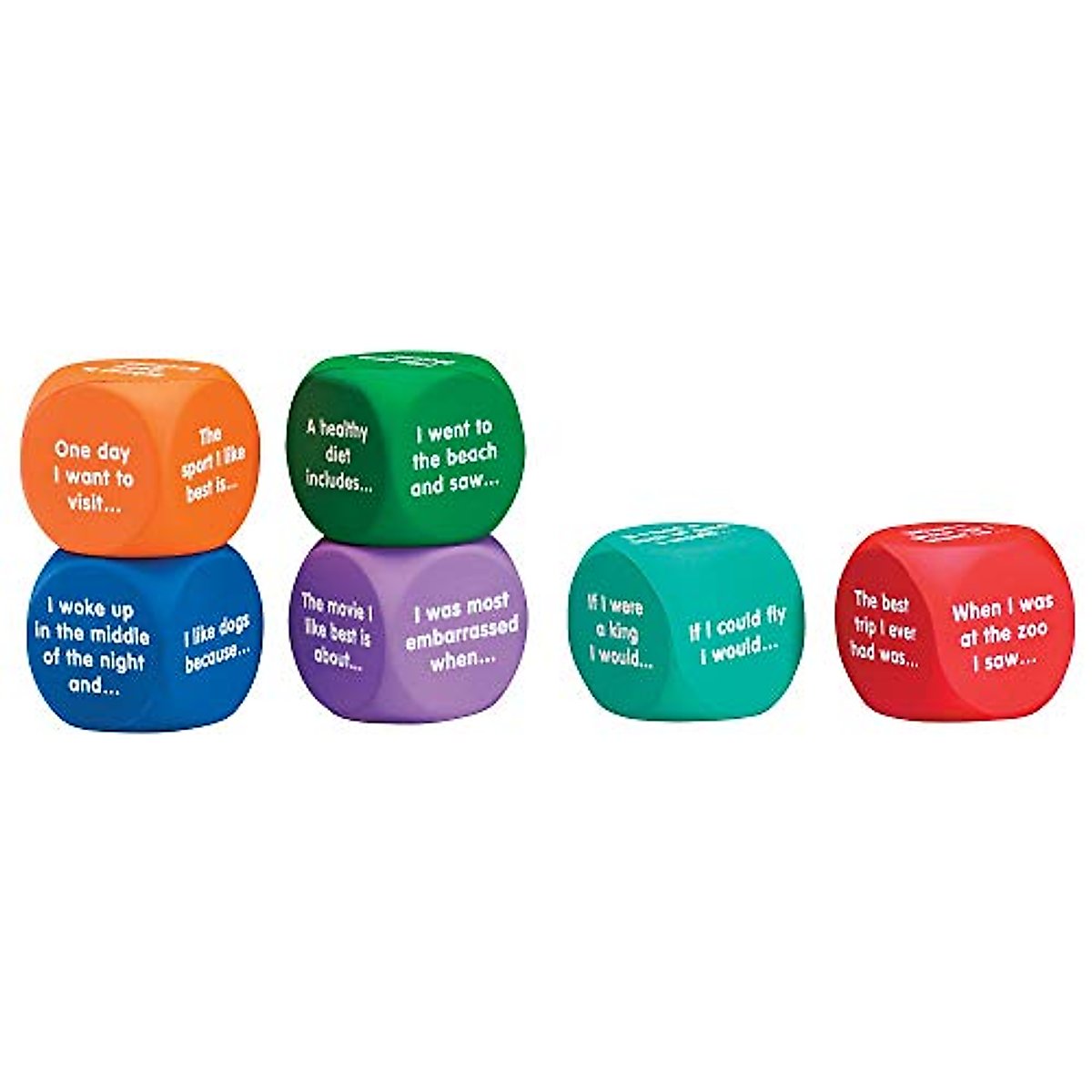 Learning Resources Writing Prompt Cubes