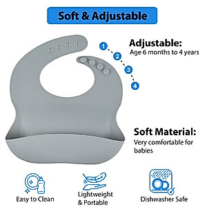 Maxsprout Baby Silicone Feeding Set for 6 Months and Up-Bowl with Suction, Divided Plate With Lid, Cup W/Straw & Snack Lid & More - BPA free-Toddler Self Feeding Utensils - Baby Led Weaning(Set of 12)