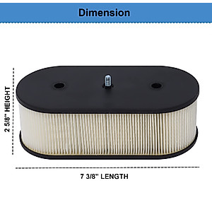 Podoy 11013-7031 Air Filter with Pre Filter for compatible with Kawasaki 11013-7026 FH580V FH381V FH430V Lawn Mower