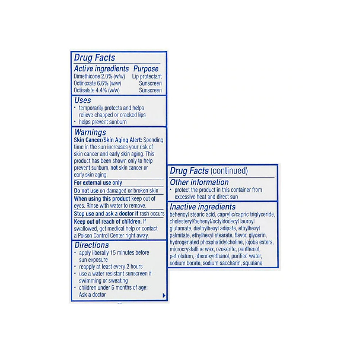 Blistex Complete Moisture Lip Balm, 4 pack