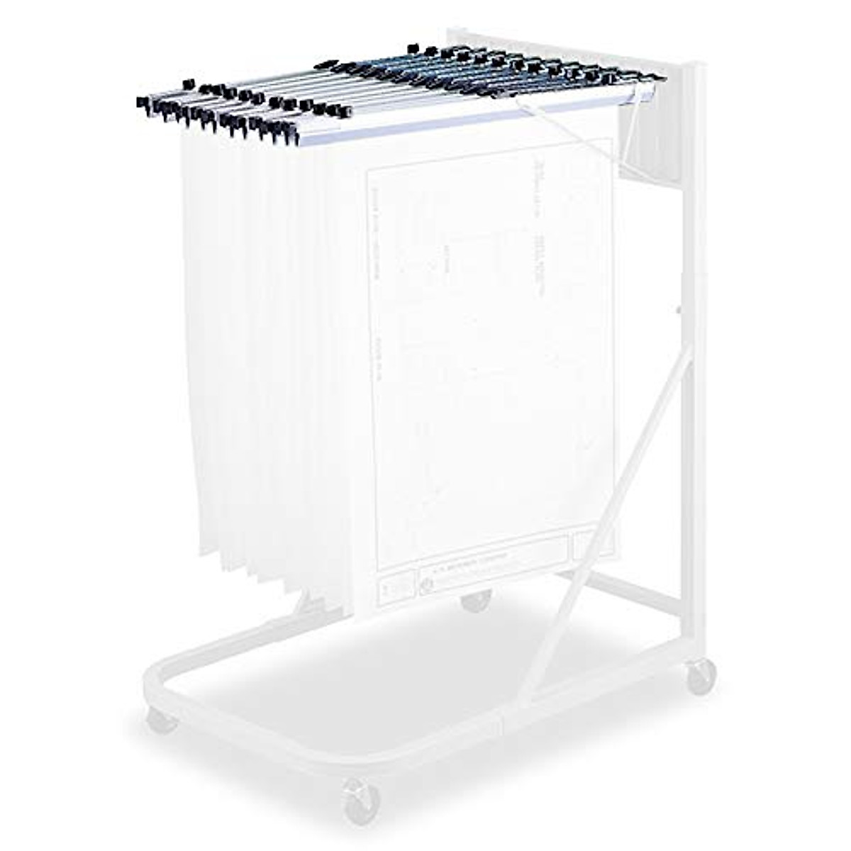 Safco Products 50016 Hanging Clamps for 18" x 24" Documents, Gray, 19.8"