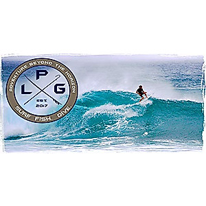 LPG Apparel Co. Mahi Skin'z Fishing UPF 30+ Moisture Wicking Dri-Fit Seamless Bandana Sun Protection Face Mask One Size Fits Most