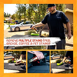 Voodoo Ride ® VR-1004 Fabric Cleaner Orange Citrus Scented Foaming Fabric and Upholstery Cleaner 16oz