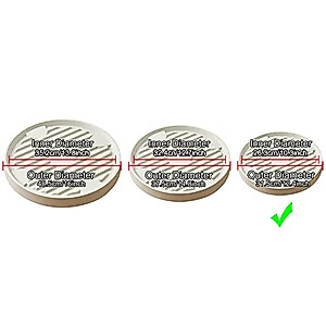 auons Plant Caddy with Wheels, Rolling Plant Stand with Casters Heavy Duty Plant Dolly, Plastic Plant Roller Base, Movable Planter Trolley for Heavy Duty Planter, Beige, 12.4in